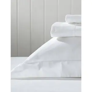 THE WHITE COMPANY Textured Super-king Cotton Flat Sheet - White