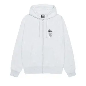 StÜssy Swim Out Zip Hoodie - Grey