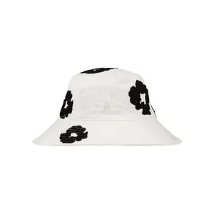 DENIM TEARS Denim Cotton Wreath Bucket Hat - White