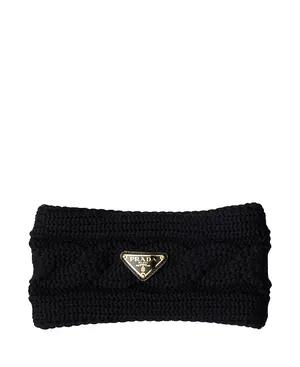 Prada Wool Headband - Black