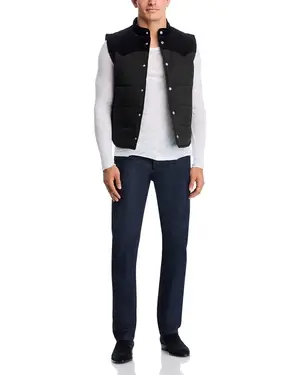 Monfrère Wayne Neddle Corduroy Vest - Noir