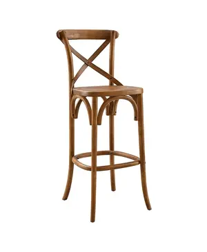 MODWAY Gear Bar Stool - Walnut