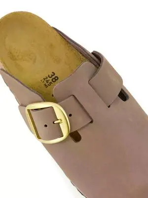 BIRKENSTOCK Boston Mules - Brown