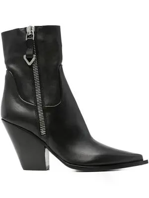 Elena Iachi 90mm Pointed-toe Ankle Boots