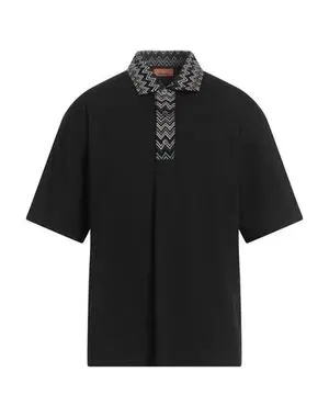 Missoni Polo Shirt Size Cotton - Black