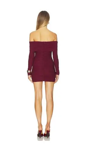 Ronny Kobo Kya Off-shoulder Dress - Port