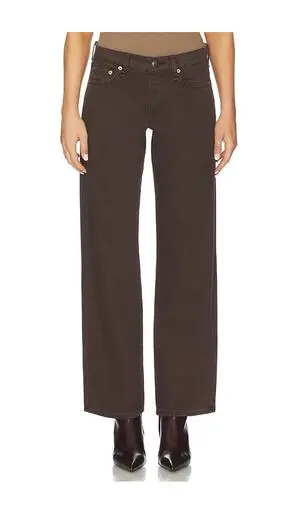 Rag & Bone Saige Low Rise Relaxed Straight Jeans