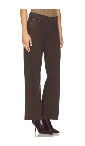 Rag & Bone Saige Low Rise Relaxed Straight Jeans