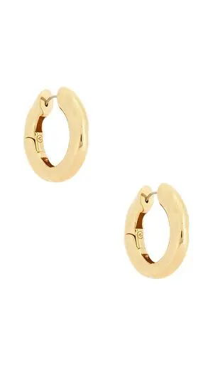 Ettika Liquid Luxe Medium Hoop Earrings - Gold