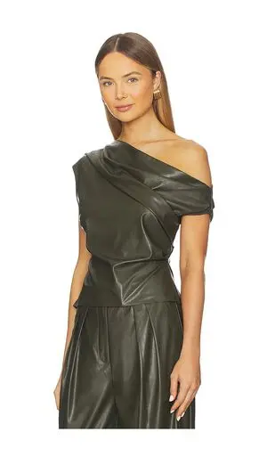 THE SEI Off Shoulder Top - Army
