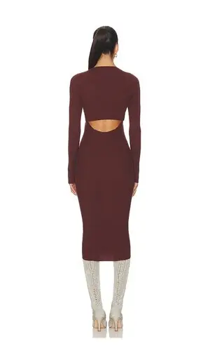 ISA BOULDER Argyle Open Dress
