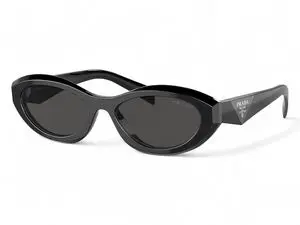 Prada Oval Full Rim Sunglasses - Black (pr_26zs_16k08z)