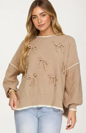 Knit & Lounge Drop Shoulder Sweaters For Women