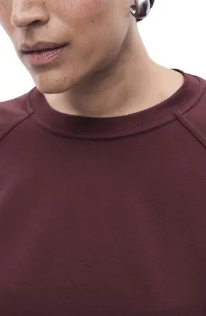 Mango Florida Sweatshirt - Burgundy
