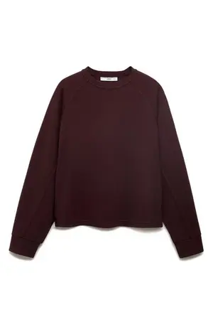 Mango Florida Sweatshirt - Burgundy