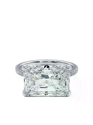 TILLA 14k White Gold Diamond Ring - Silver