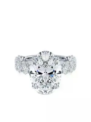 TILLA 14k White Gold Lab-grown Diamond Ring - Silver