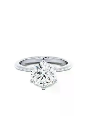 TILLA 14k White Gold 2ct Lab-grown Diamond Solitaire Ring - Silver