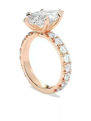 TILLA 14k Rose Gold Diamond Cocktail Ring