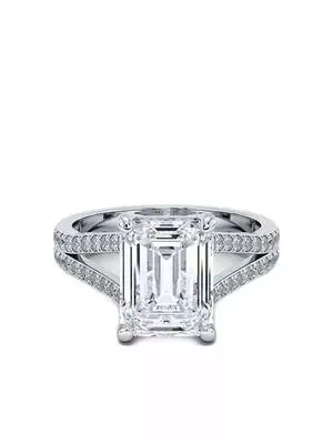 TILLA 14k White Gold Diamond Ring - Silver