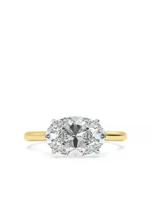 TILLA 14k Yellow Lab-grown Diamond Solitaire Ring
