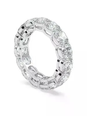 TILLA 14k White Gold Diamond Wedding Band