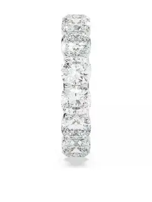 TILLA 14k White Gold Diamond Wedding Band