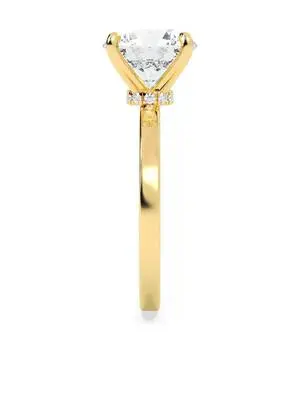 TILLA 14k Yellow 3 Ct Lab-grown Diamond Solitaire Ring - Gold