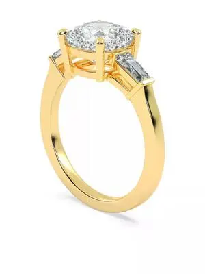 TILLA 14k Yellow Cushion Diamond Ring