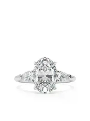 TILLA 14k White Gold Diamond Ring - Silver