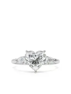 TILLA 14k White Gold Diamond Ring - Silver