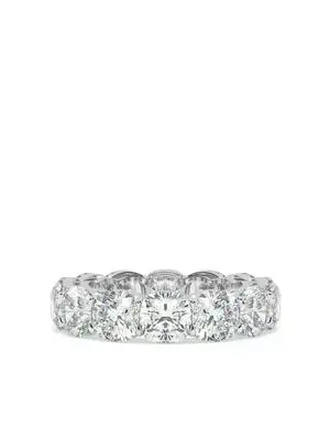 TILLA 14k White Gold Diamond Eternity Ring - Silver