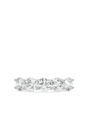 TILLA 14k White Gold 2ct Lab-grown Diamond Band Ring - Silver