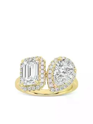 TILLA 14k Yellow Toi Et Moi Diamond Ring - Gold
