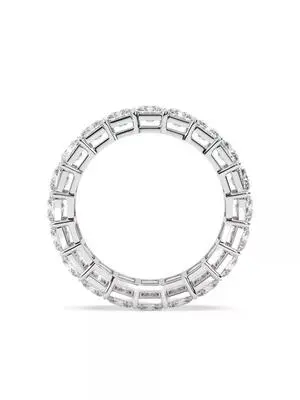 TILLA 14k White Gold Diamond Wedding Band Ring