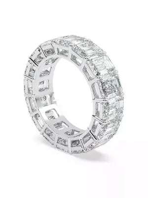 TILLA 14k White Gold Lab Grown Diamond Band Ring