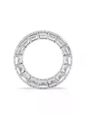 TILLA 14k White Gold Lab Grown Diamond Band Ring