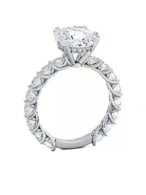 TILLA 14k White Gold Diamond Engagement Ring - Silver