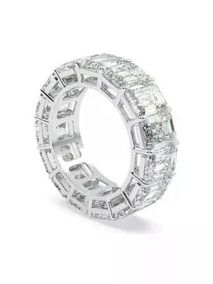 TILLA 14k White Gold 14.0 Tcw Diamond Eternity Ring