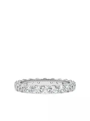 TILLA 14k White Gold Diamond Eternity Ring - Silver