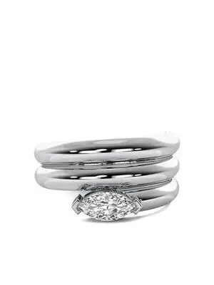 TILLA 14k White Gold Lab-grown Diamond Ring - Silver