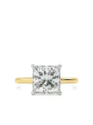 TILLA 14k Yellow Lab-grown Diamond Solitaire Ring