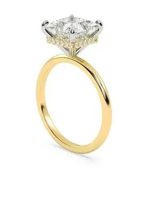 TILLA 14k Yellow Lab-grown Diamond Solitaire Ring