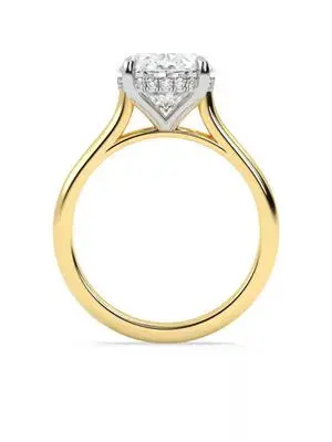 TILLA 14k Yellow 4.11 Carat Diamond Solitaire Ring