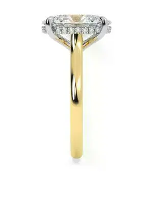 TILLA 14k Yellow 4.11 Carat Diamond Solitaire Ring