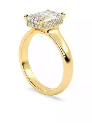 TILLA 14k Yellow Diamond Solitaire Ring