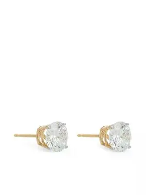 TILLA 14k Yellow Diamond Stud Earrings - Gold