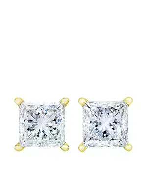 TILLA 14k Yellow Lab-grown Diamond Stud Earrings - Gold