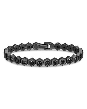 David Yurman Hex Pave Tennis Bracelet - Black
