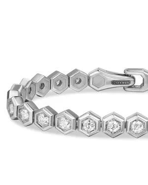 David Yurman Hex Pave Tennis Bracelet